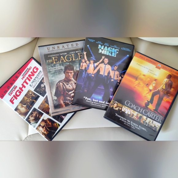 Media | Lot Of 4 Channing Tatum Dvds | Poshmark